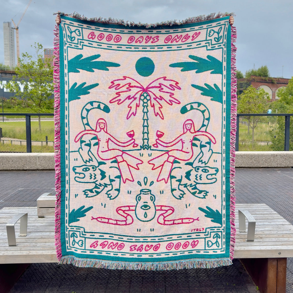 Good Days - Large Woven Throw – Is This Real Life?